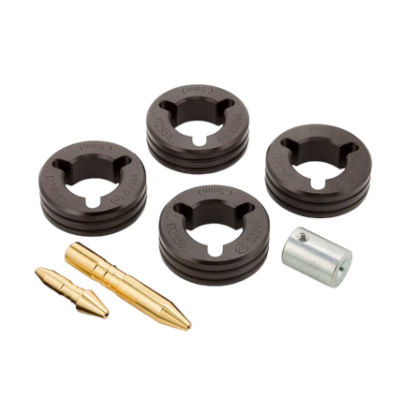 Miller 4 Roll V-Knurled Drive Roll Kit for 60 & 70 Series Feeders ...