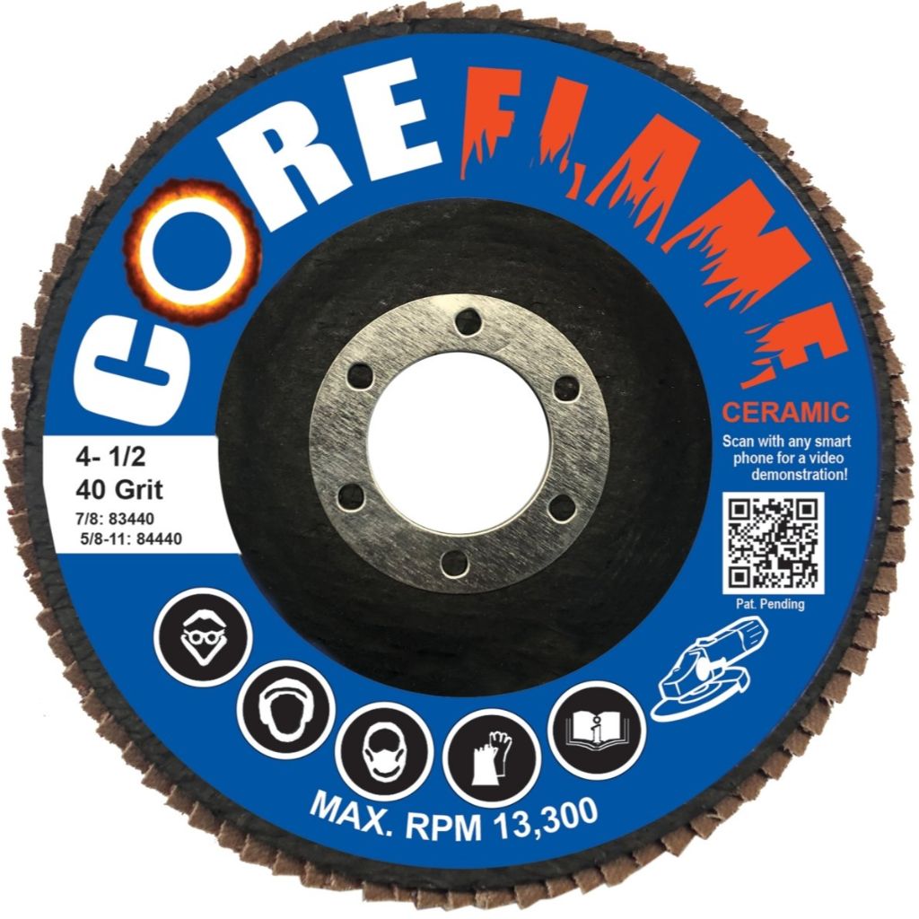 CoreTemp Core Flame High Density Flap Discs - Weldready Canada