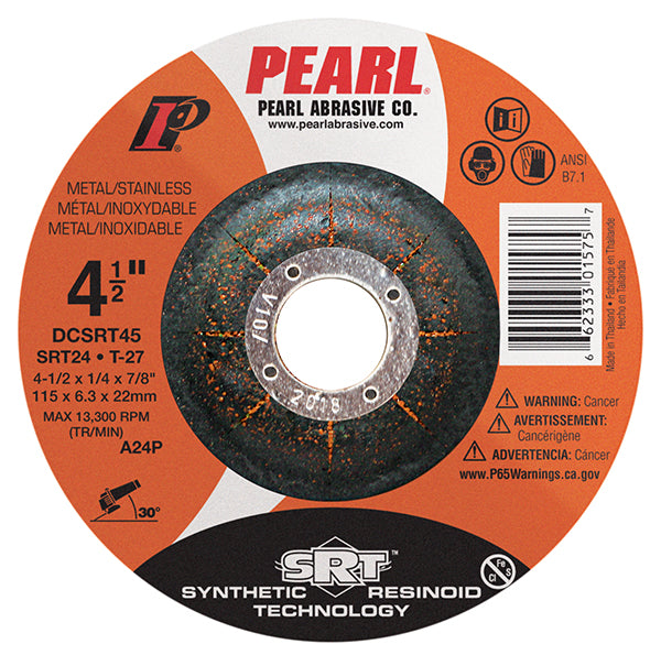 Pearl Depressed Center SRT Wheels Grinding Disc | Weldready Canada