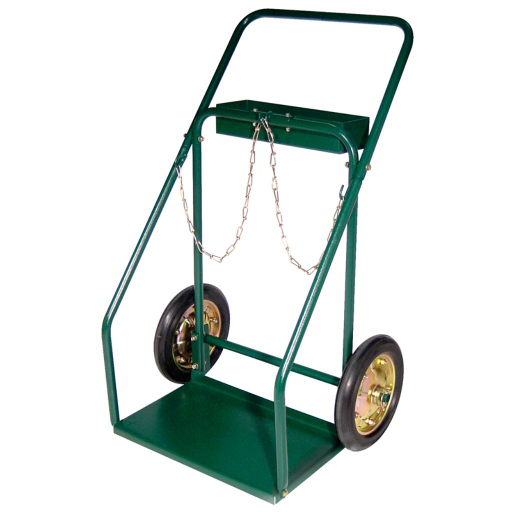 Large Side by Side Oxy Acetylene Cylinder Cart — Weldready